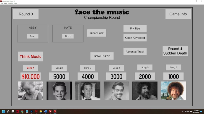 Face the Music Game Show Software - Etsy