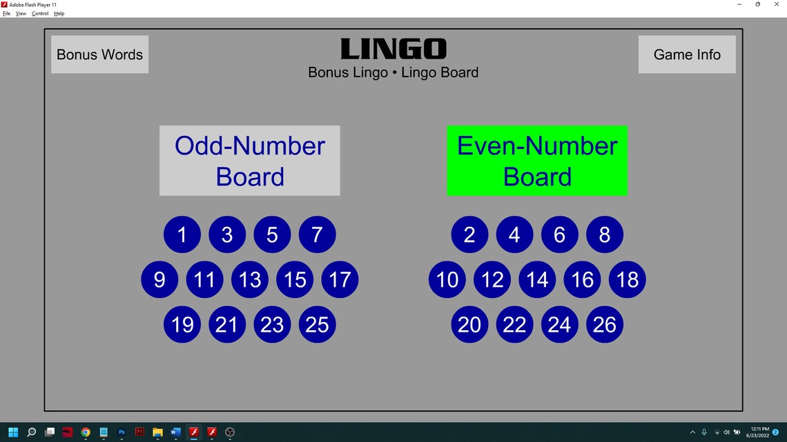 Lingo Game Show Software - Etsy