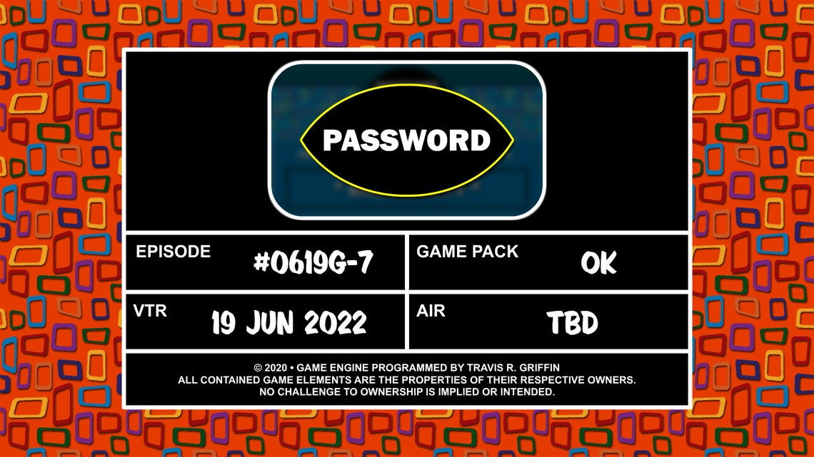Password Game Show Software - Etsy