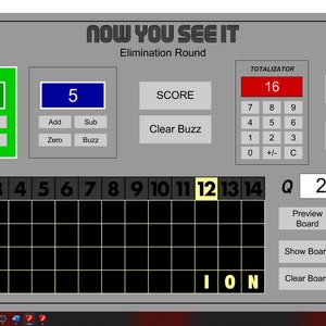 Now You See It Game Show Software - Etsy