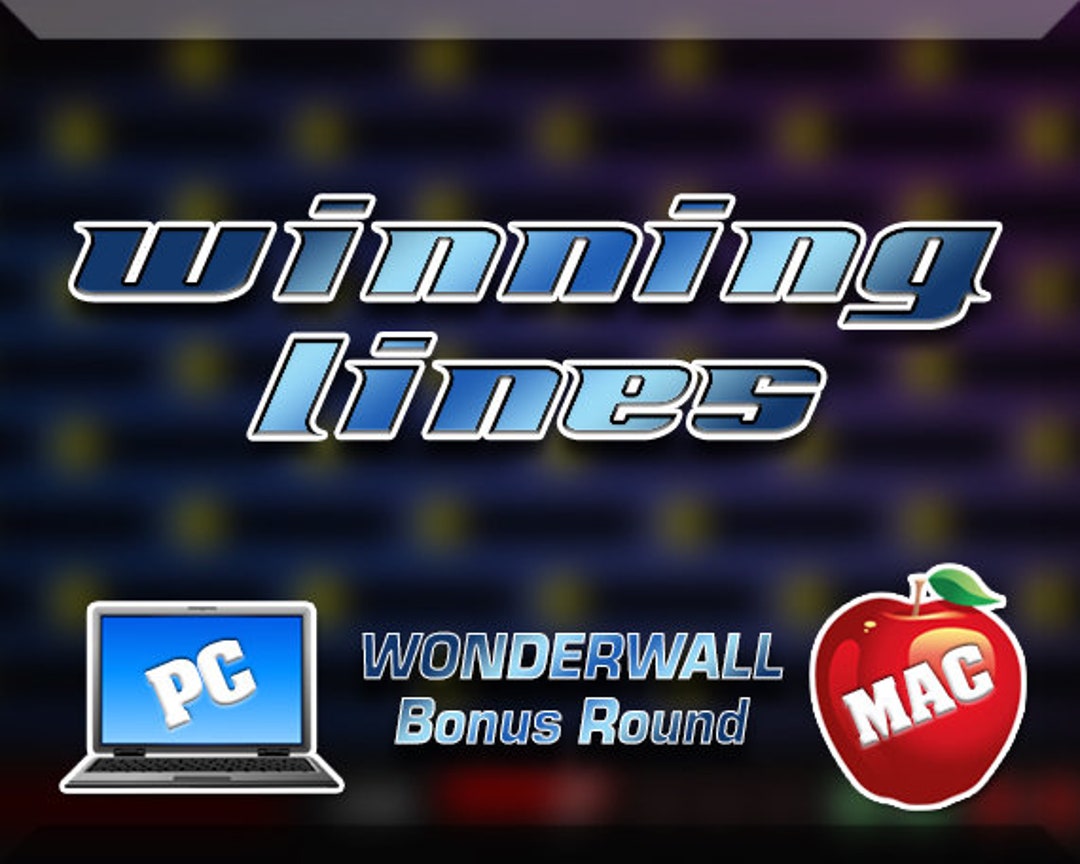 Winning Lines: Wonderwall - Game Show Software - Etsy