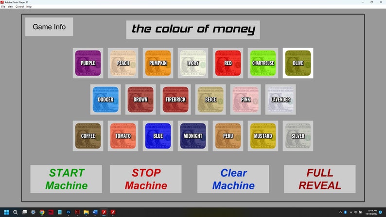 The Colour of Money - Game Show Software - Etsy