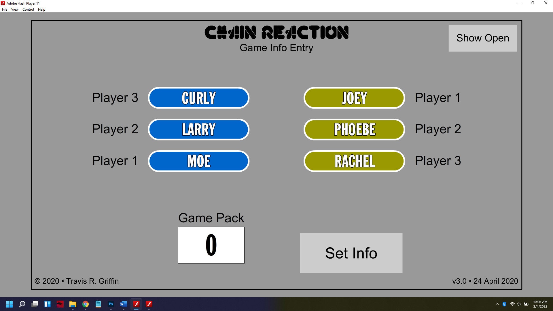 Chain Reaction - Game Show Software - Etsy
