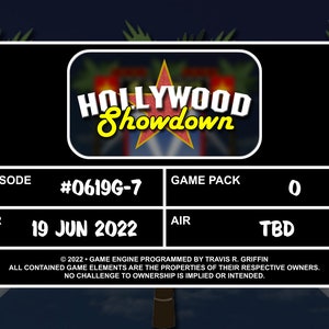 Hollywood Showdown - Game Show Software - Etsy