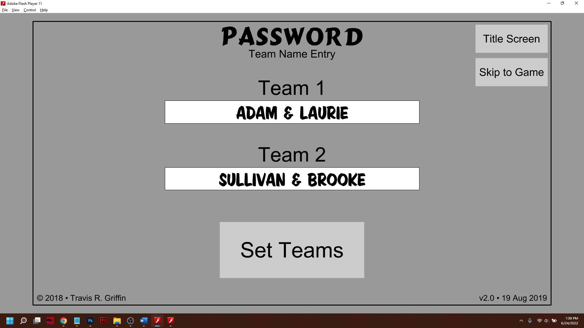 Password Game Show Software - Etsy