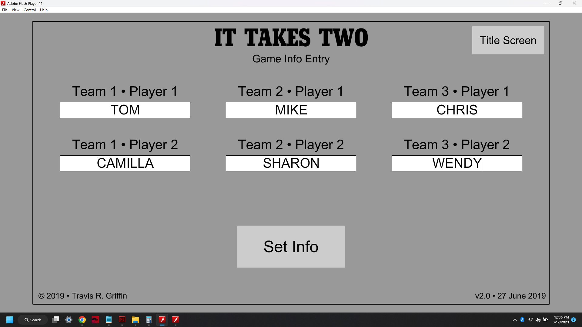 It Takes Two Game Show Software - Etsy