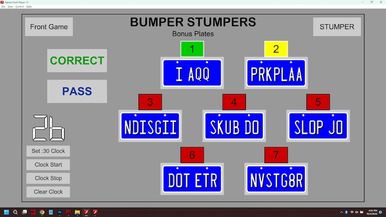 Bumper Stumpers - Game Show Software - Etsy