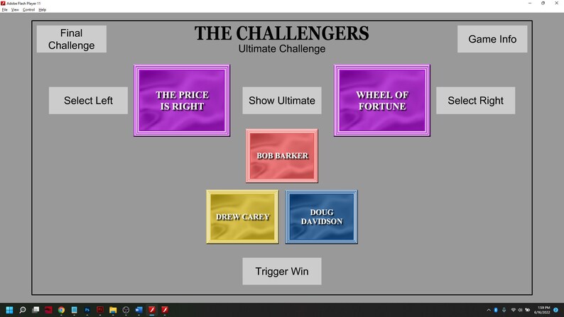 The Challengers Game Show Software - Etsy
