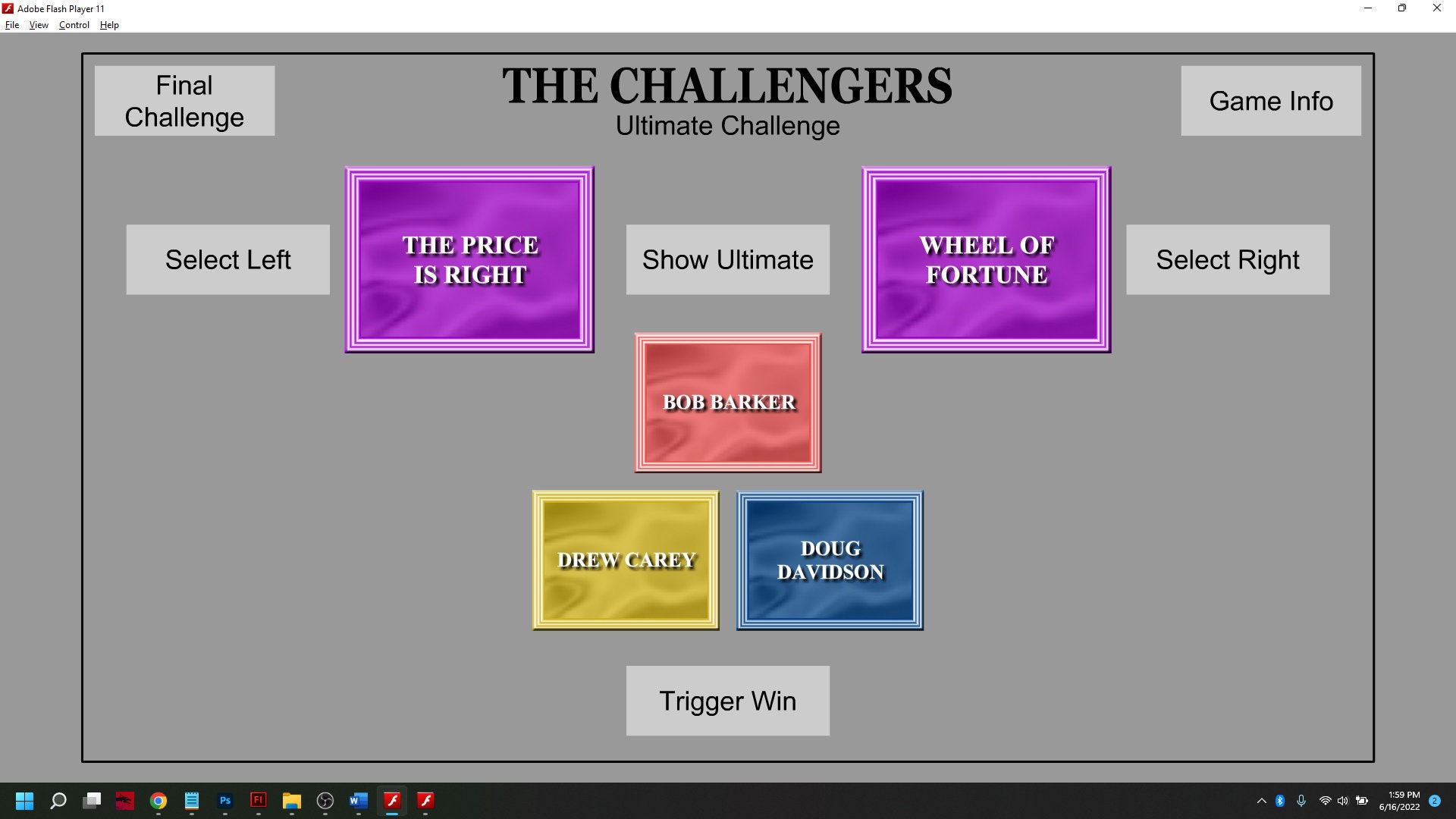 The Challengers Game Show Software - Etsy