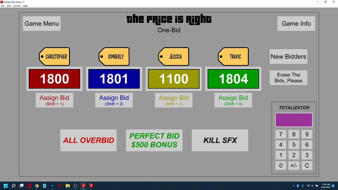 The Price is Right Game Show Software - Etsy