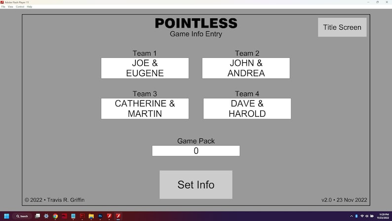Pointless Game Show Software - Etsy
