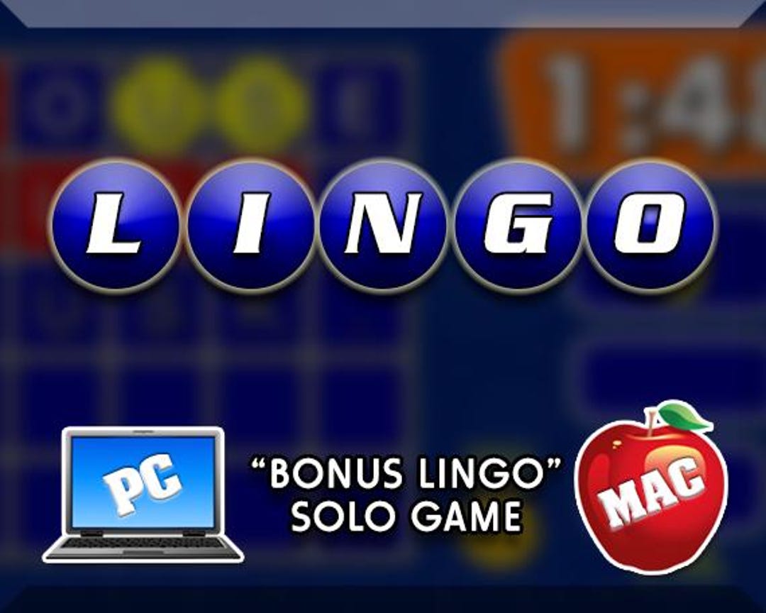 Lingo - "bonus Lingo: Word Game" Solo Variant - Etsy