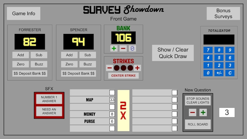 Survey Showdown - Game Show Software - Etsy