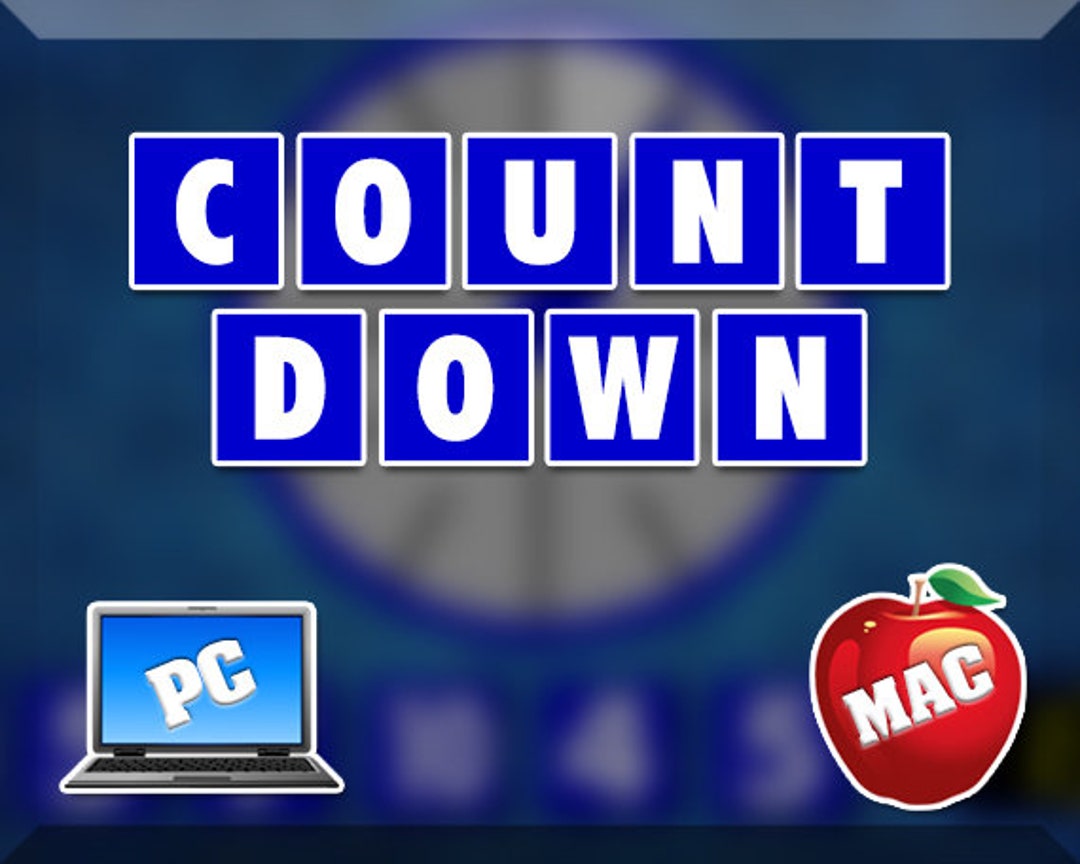 Countdown Game Show Software - Etsy