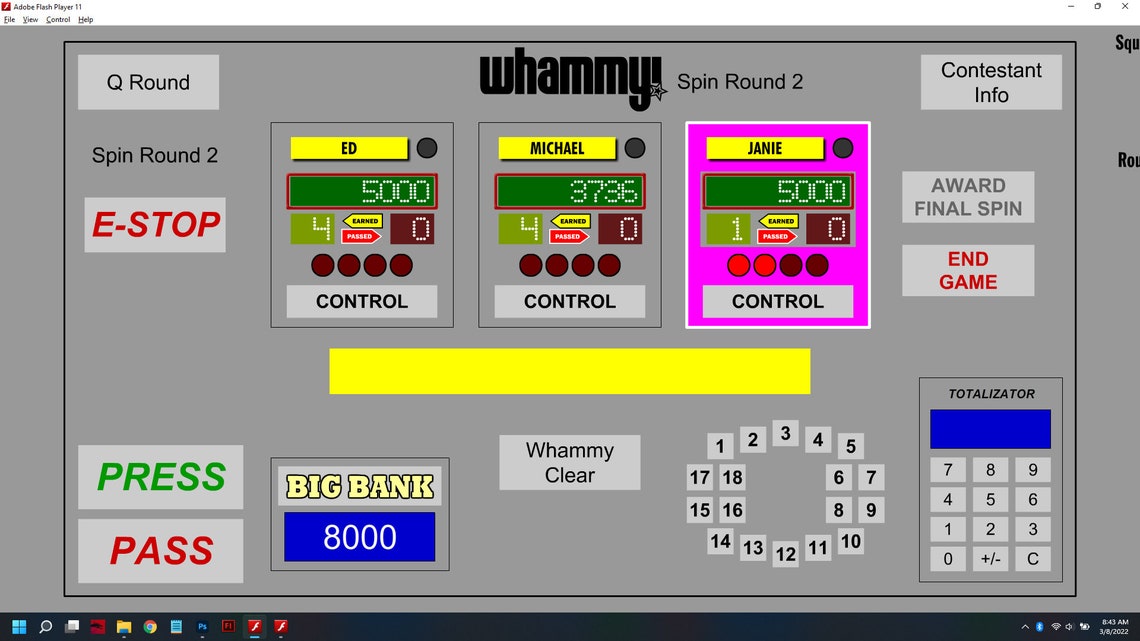 Whammy Game Show Software - Etsy