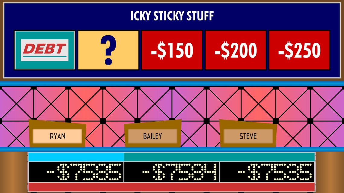 Debt Game Show Software - Etsy