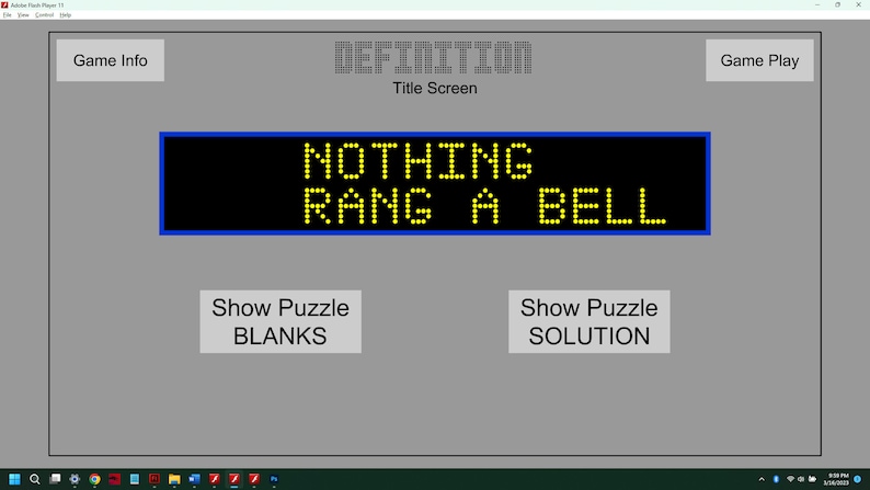 Definition Game Show Software - Etsy