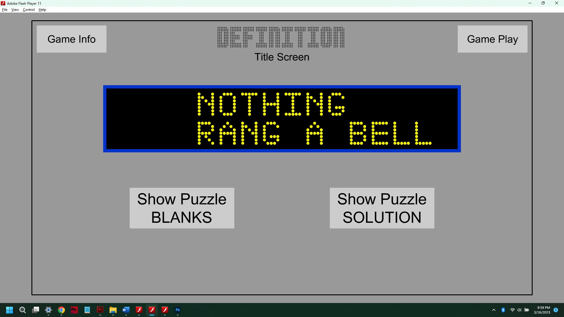 Definition Game Show Software - Etsy