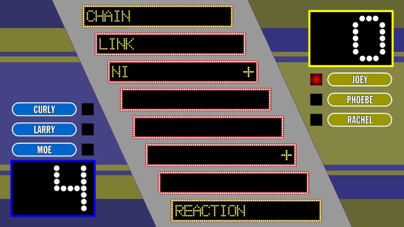Chain Reaction - Game Show Software - Etsy