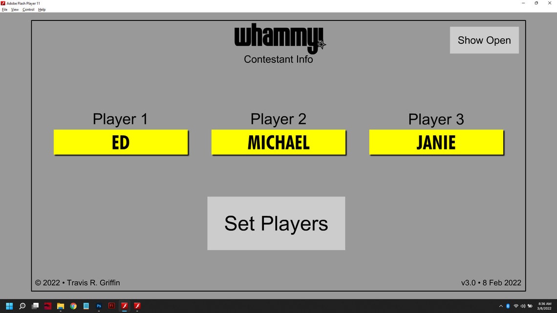 Whammy Game Show Software - Etsy