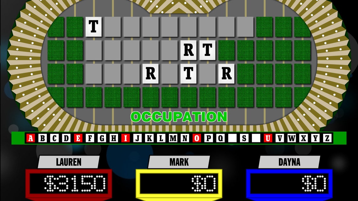 Wheel of Fortune: Retro Edition - Game Show Software - Etsy