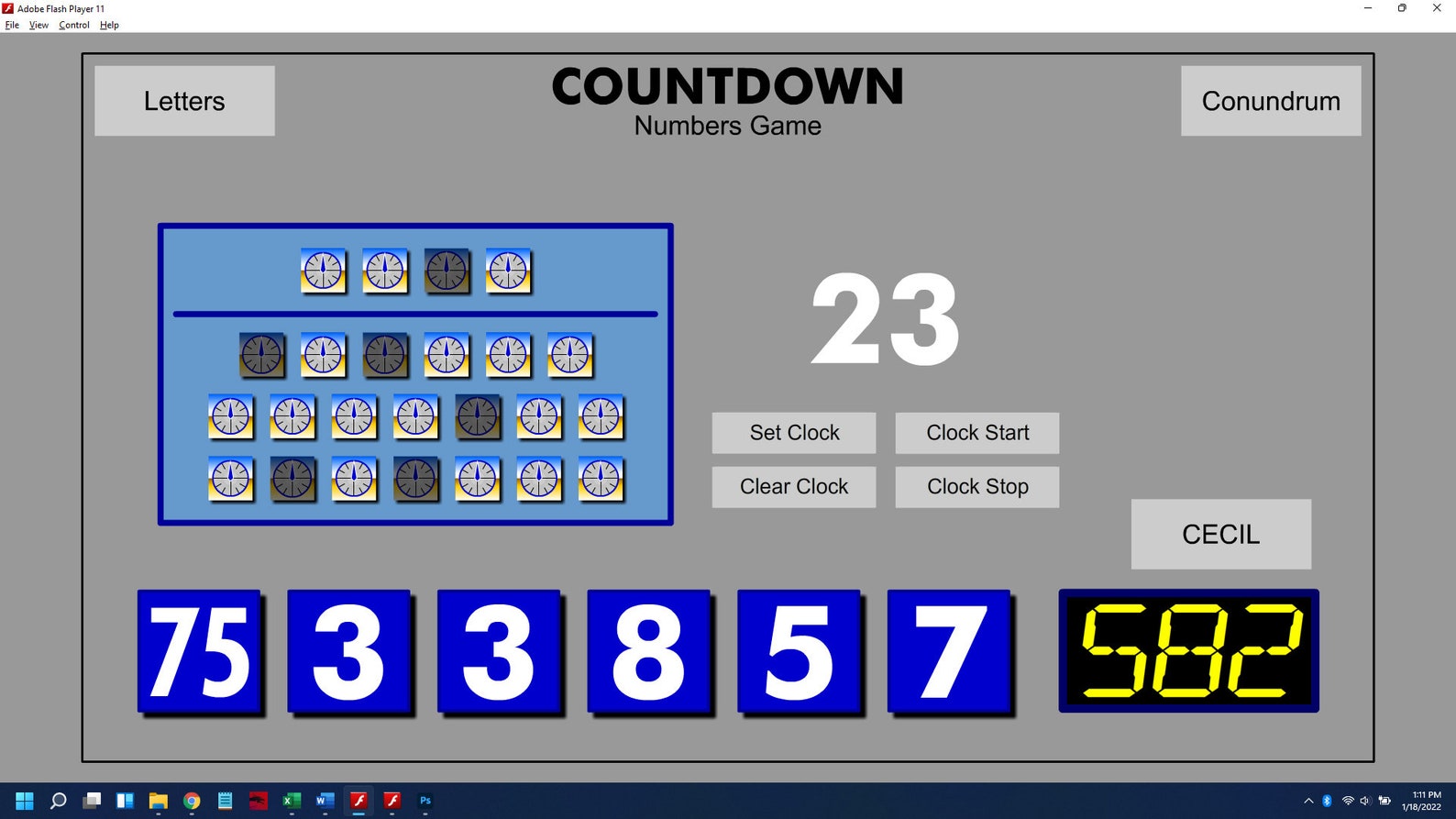 Countdown Game Show Software - Etsy