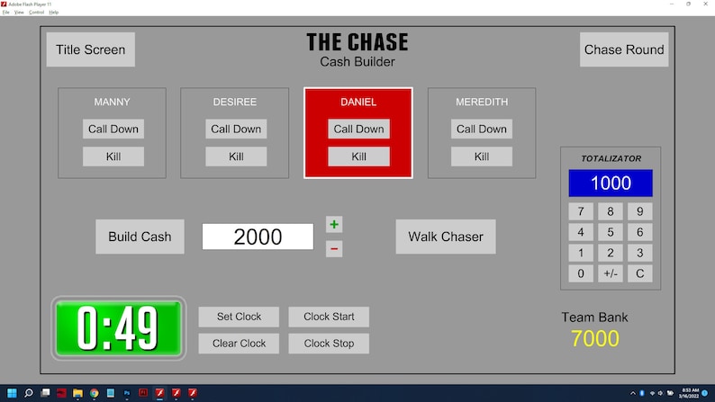 The Chase - Game Show Software - Etsy UK