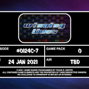 Winning Lines: Wonderwall - Game Show Software - Etsy