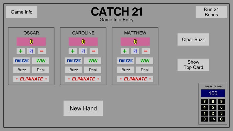 Catch 21 - Game Show Software - Etsy