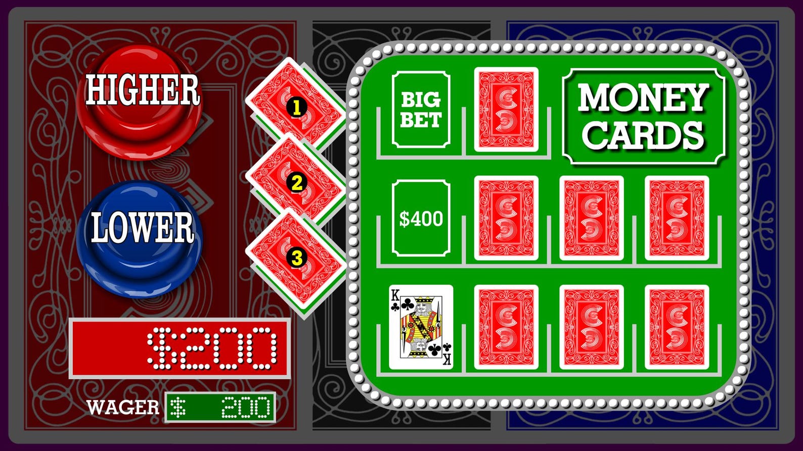 Card Sharks - "money Cards" Solo Game - Etsy
