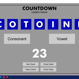 Countdown - Game Show Software - Etsy