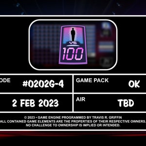 1 Vs 100 - Game Show Software - Etsy