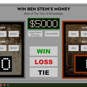 Win Ben Stein's Money - Game Show Software - Etsy