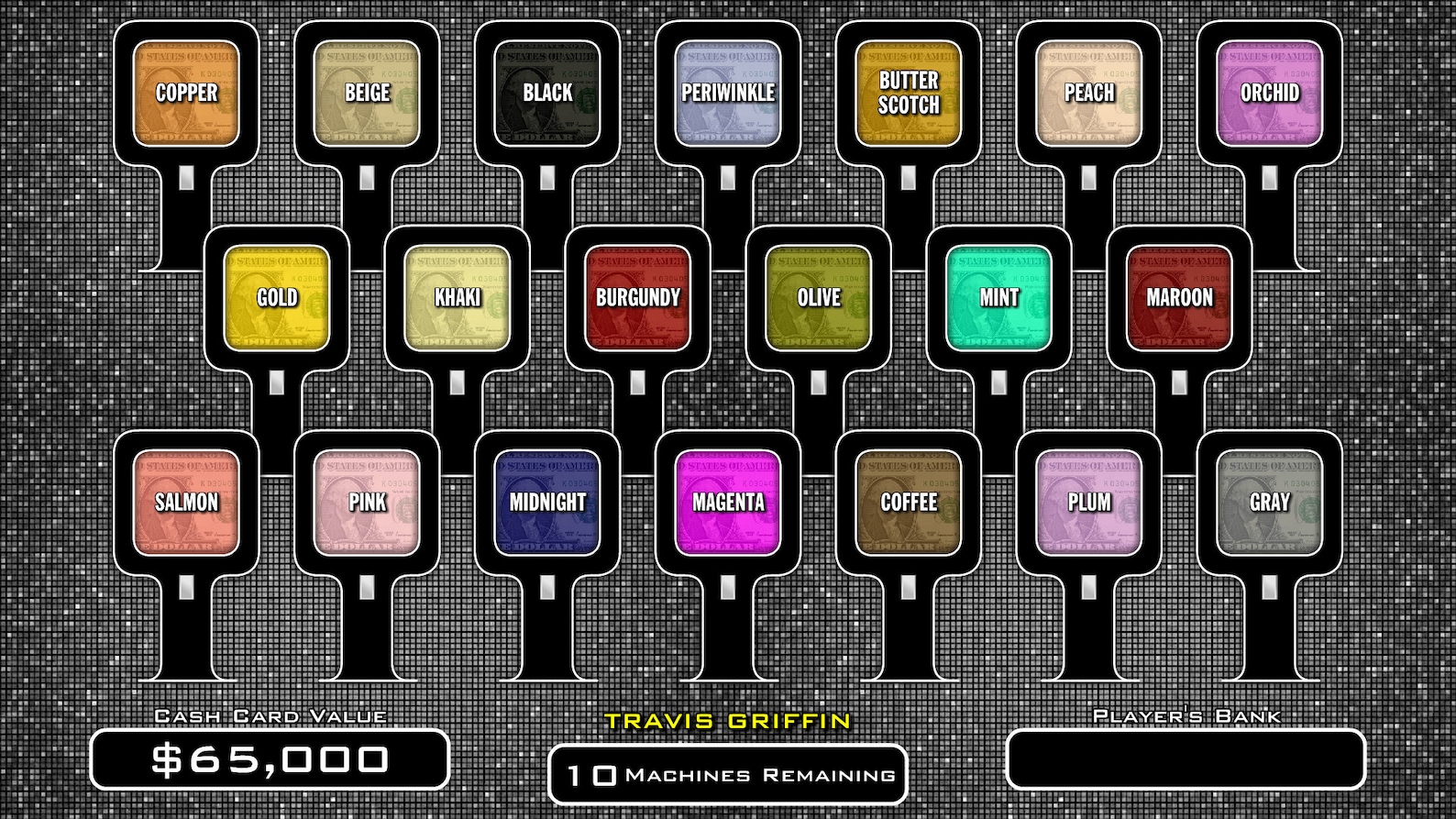 The Colour of Money - Game Show Software - Etsy