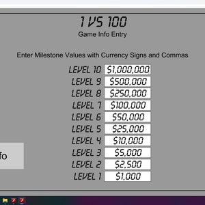 1 Vs 100 - Game Show Software - Etsy