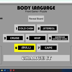 Body Language - Game Show Software - Etsy