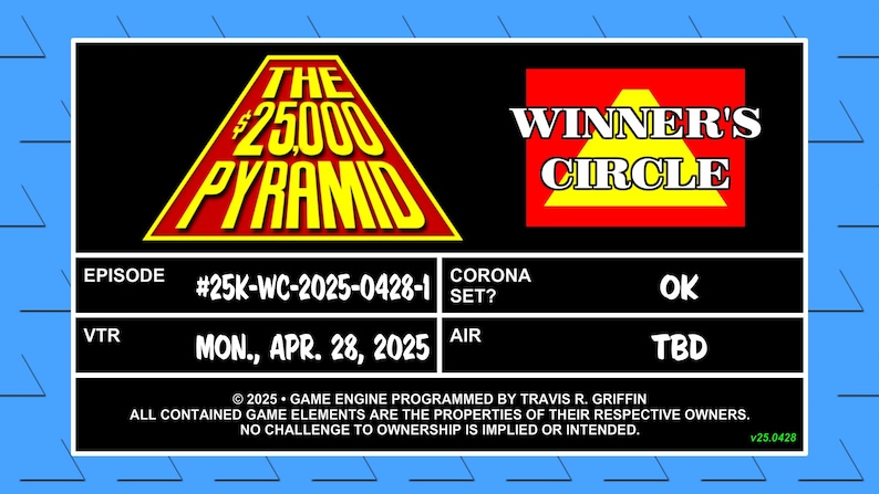 Pyramid - "winner's Circle" - Game Show Software - Etsy
