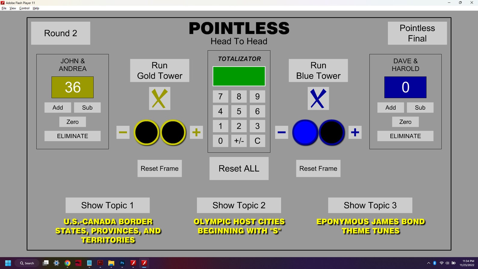 Pointless - Game Show Software - Etsy