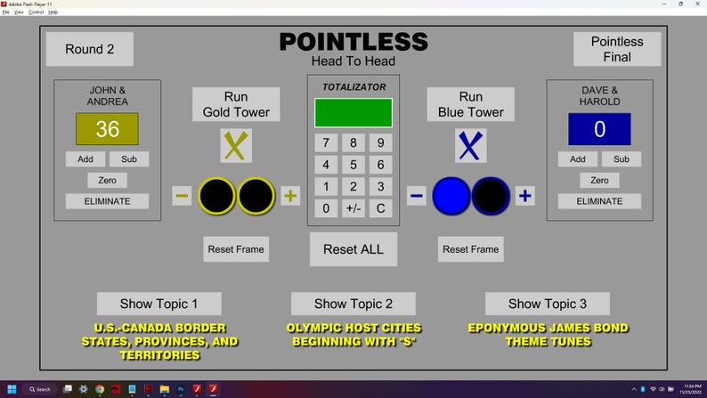 Pointless - Game Show Software - Etsy
