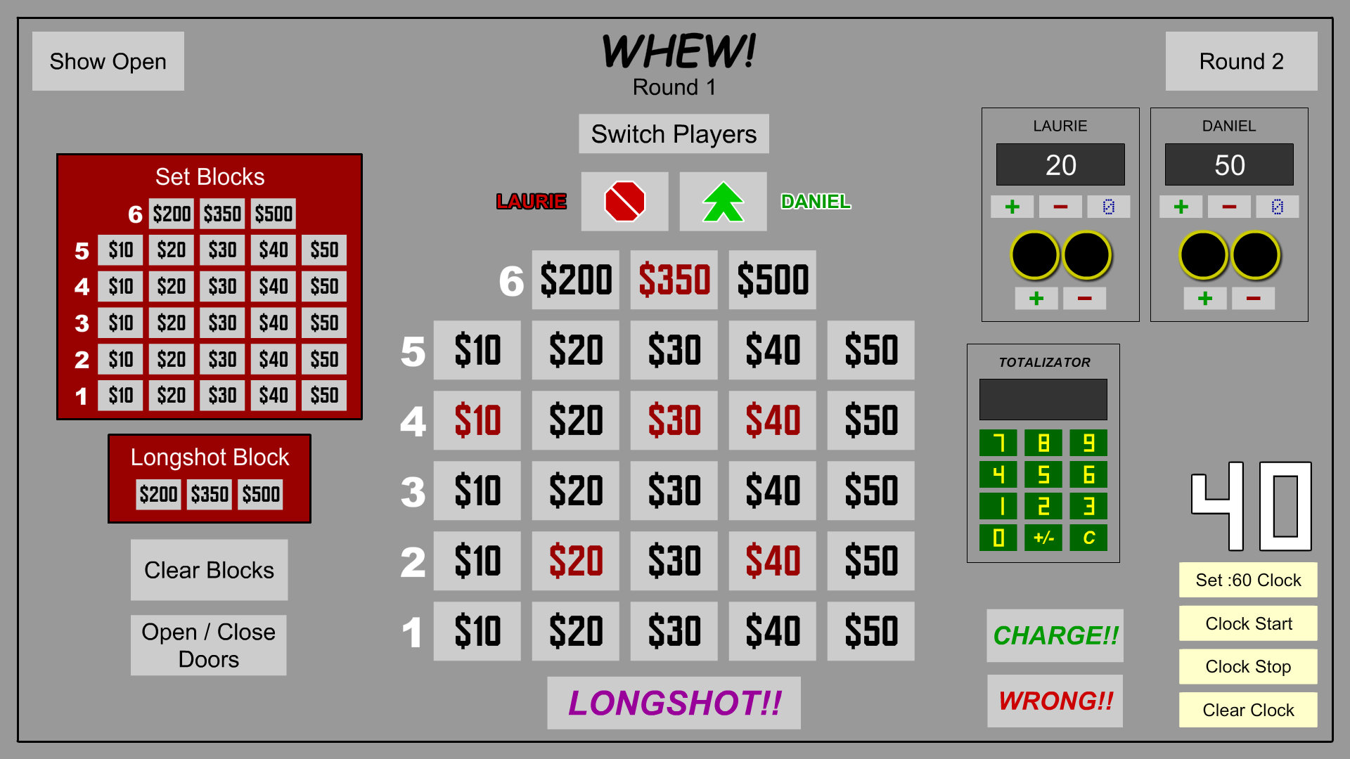 Whew! - Game Show Software - Etsy