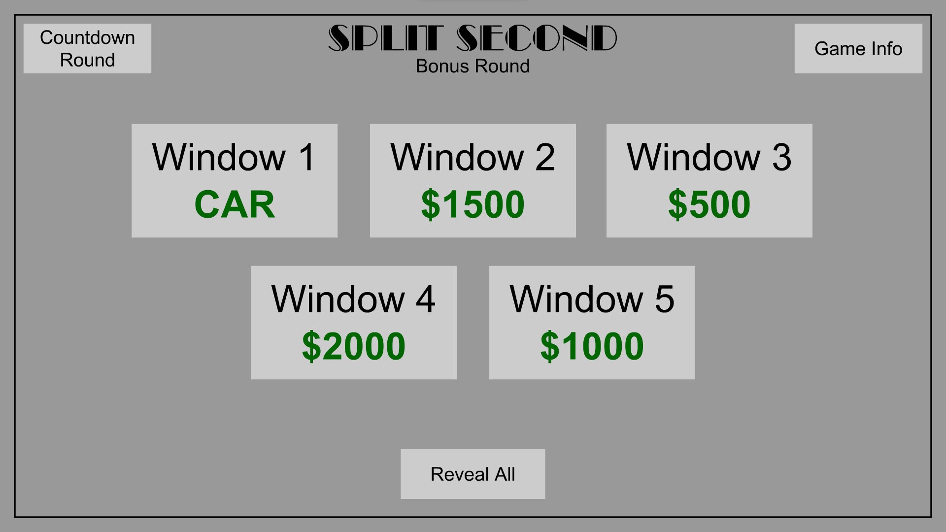 Split Second - Game Show Software - Etsy
