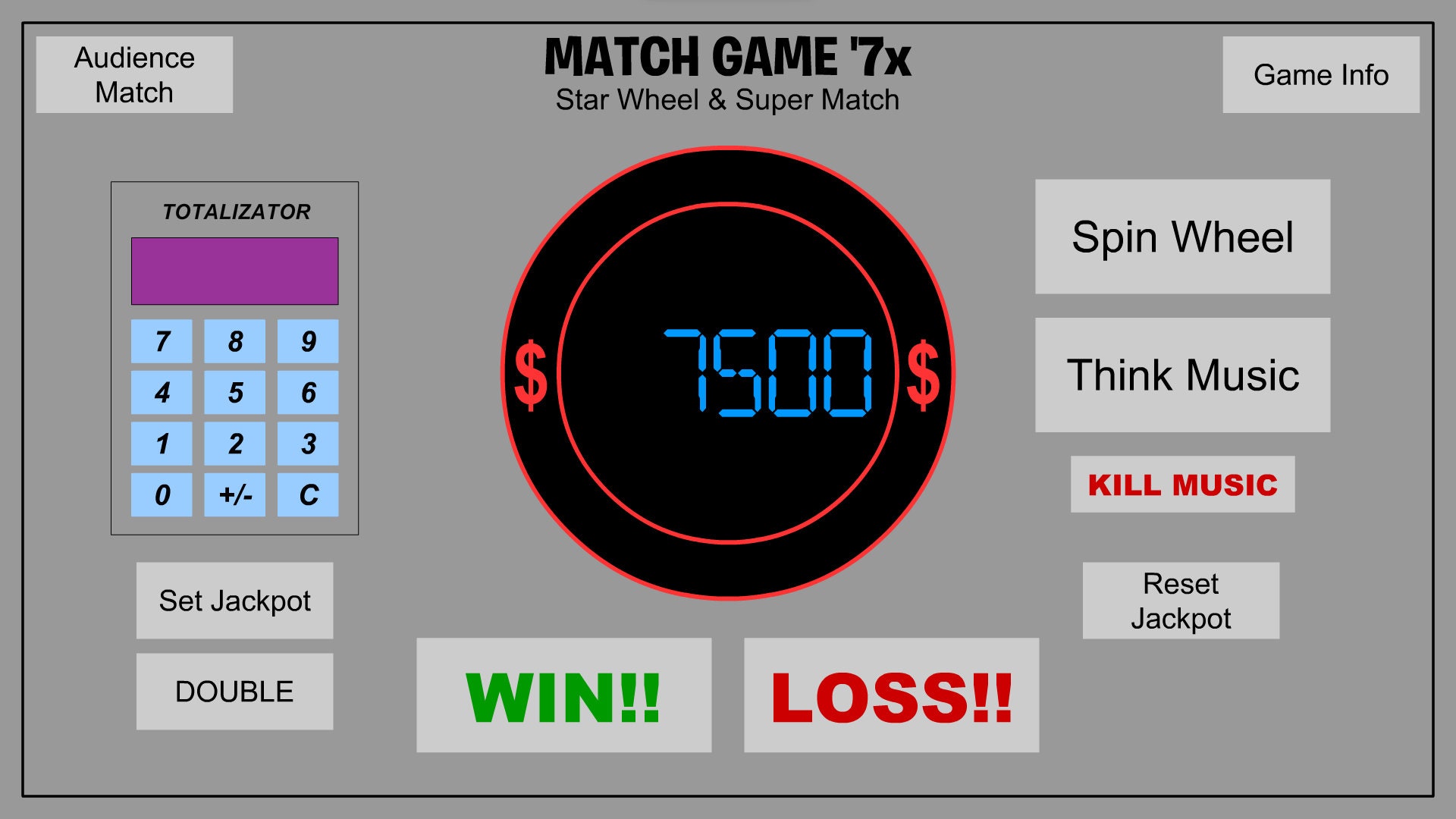 Match Game 7x - Game Show Software - Etsy