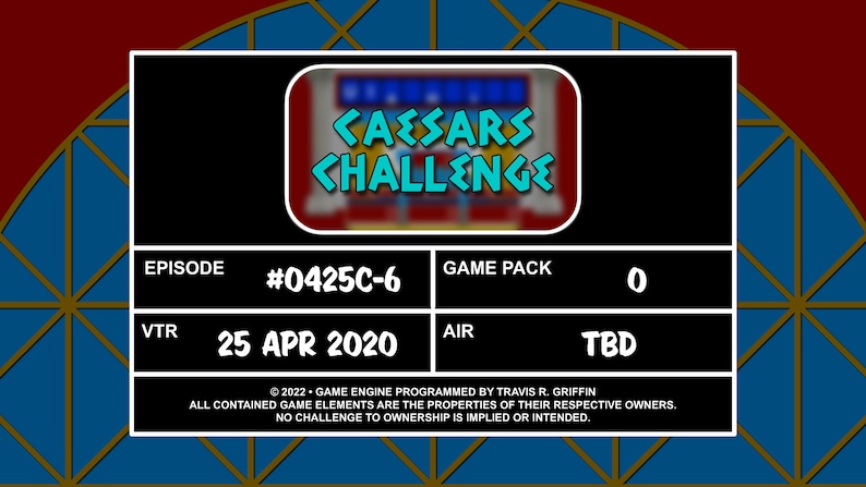 Caesars Challenge - Game Show Software - Etsy