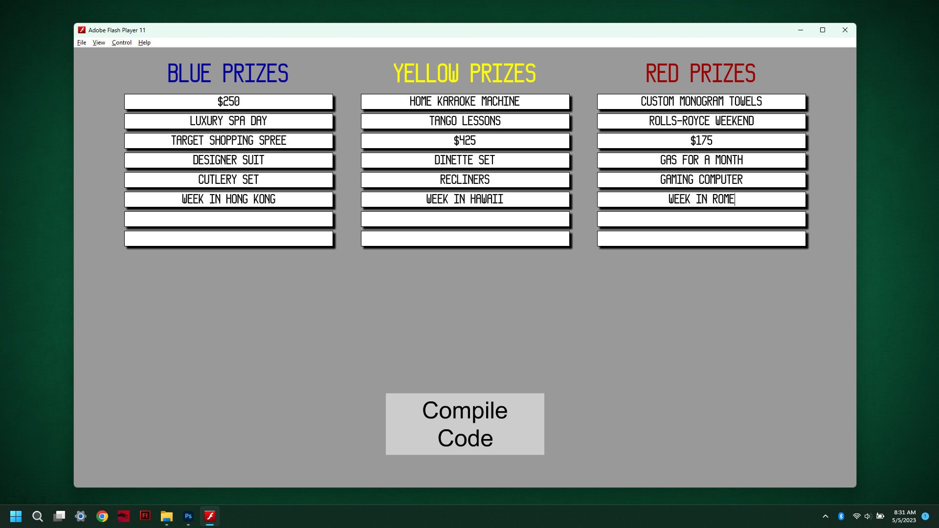Strike It Lucky Game Show Software - Etsy