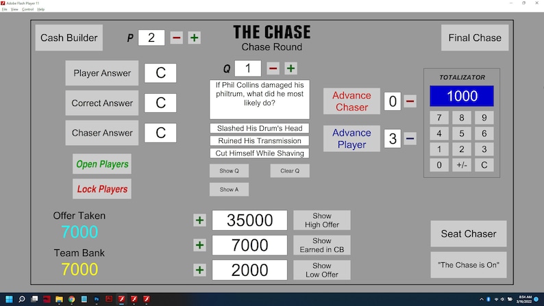The Chase Game Show Software - Etsy UK