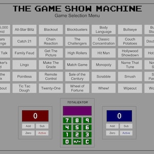 Game Show Machine Software: Trivia, Puzzles, Challenges (digital ...