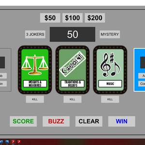 The Joker's Wild - Game Show Software - Etsy