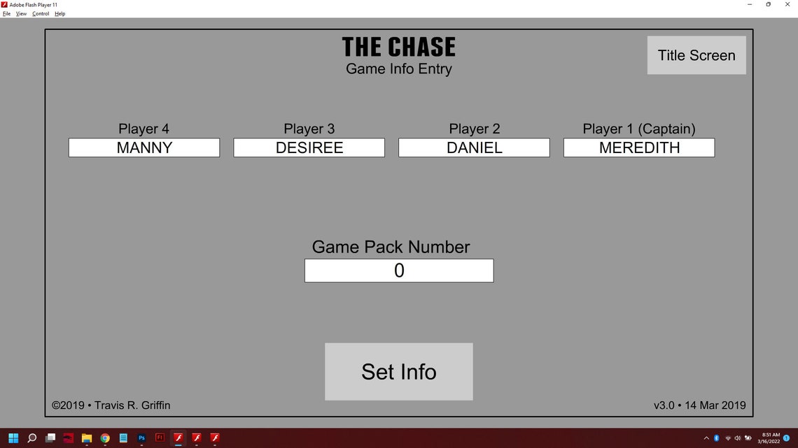 The Chase Game Show Software - Etsy