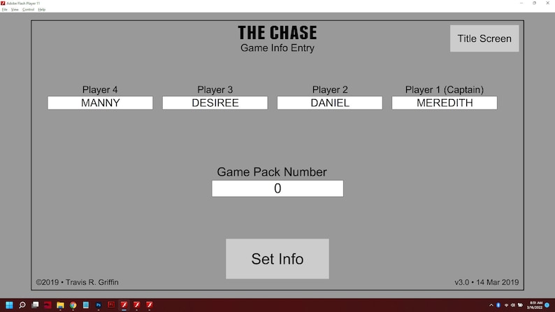 The Chase - Game Show Software - Etsy UK