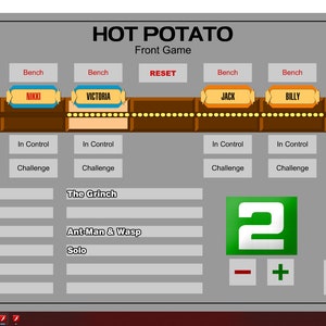Hot Potato Game Show Software - Etsy